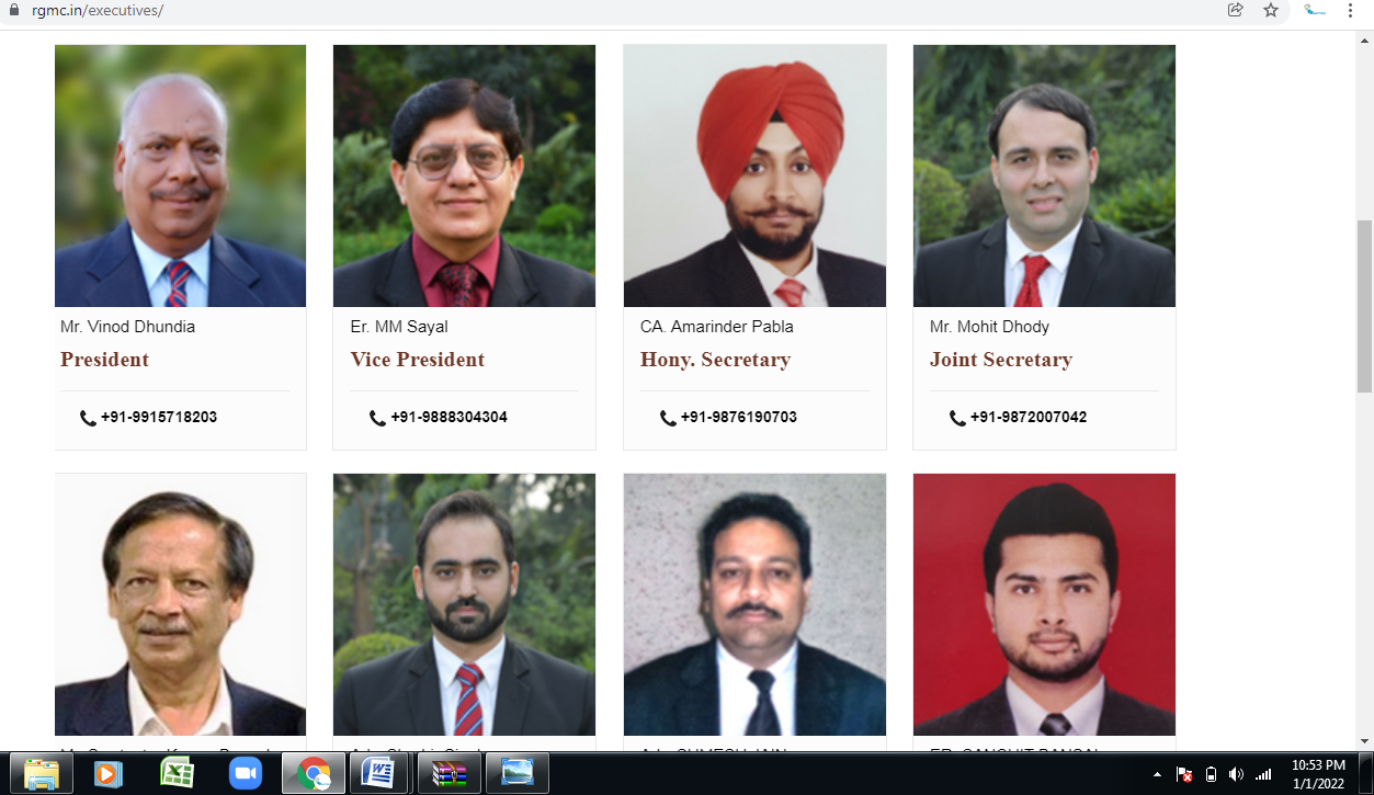 RGMC newly elected team comes in action mode on the first day itself ...