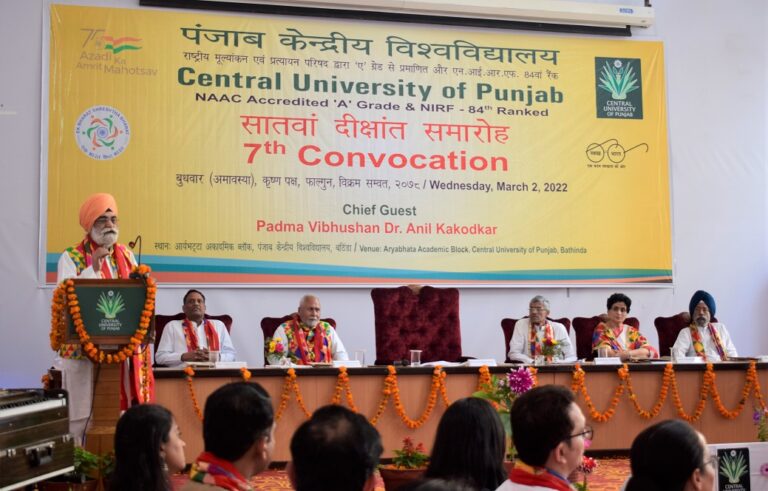 12 international, 663 Indian students awarded degrees during Central ...