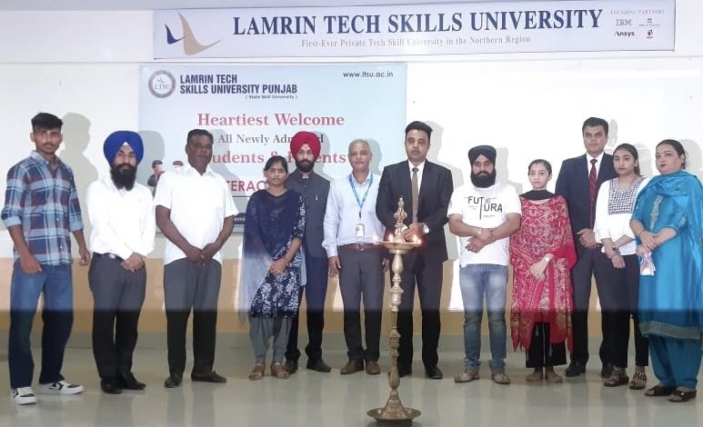 Lamrin Tech Skills University organises interactive session with newly admitted students - Royal ...